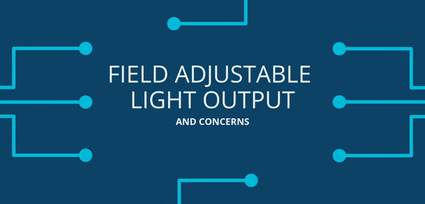 Field Adjustable Light Output and Concerns